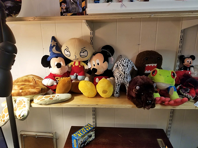 The island of misfit toys where Stewie Griffin and Mickey Mouse form unlikely alliances. Childhood companions waiting for their second act.