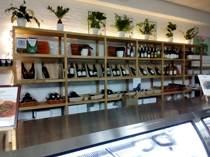 Not a wine cellar but a wine wall&mdash;because in Florida, we display our treasures where everyone can admire them.