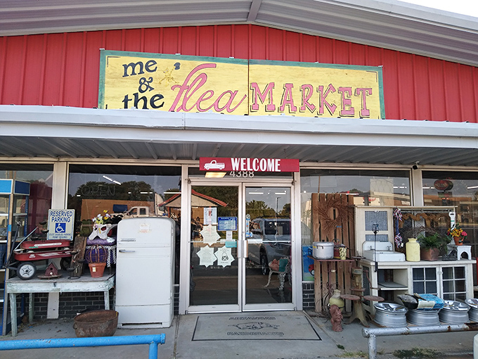 "Me & the Flea Market"&mdash;a relationship status we can all get behind. That vintage fridge is just the appetizer.