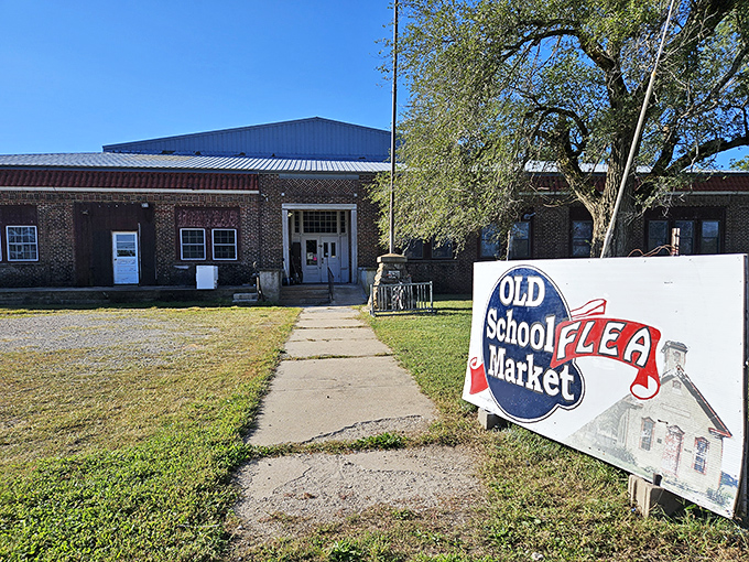 This former schoolhouse teaches a master class in repurposing&mdash;where education once happened, now bargain hunting educates the masses.