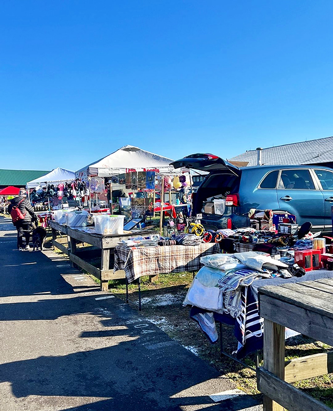 Rice's Market: Fresh vegetables and vintage finds create the perfect marriage of practical shopping and whimsical discovery.