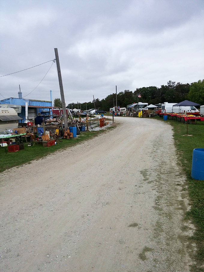 Rutledge's rustic pathways lead to authentic country commerce &ndash; where mud on your boots is a badge of bargain-hunting honor.