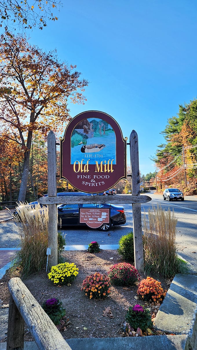 When your restaurant is an actual centuries-old mill, you've already won half the ambiance battle before cooking begins.