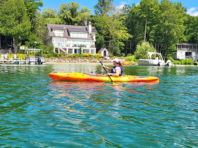 The resort town of Elkhart Lake serves up small-town charm with a side of lakeside luxury. Your blood pressure drops with every step. 