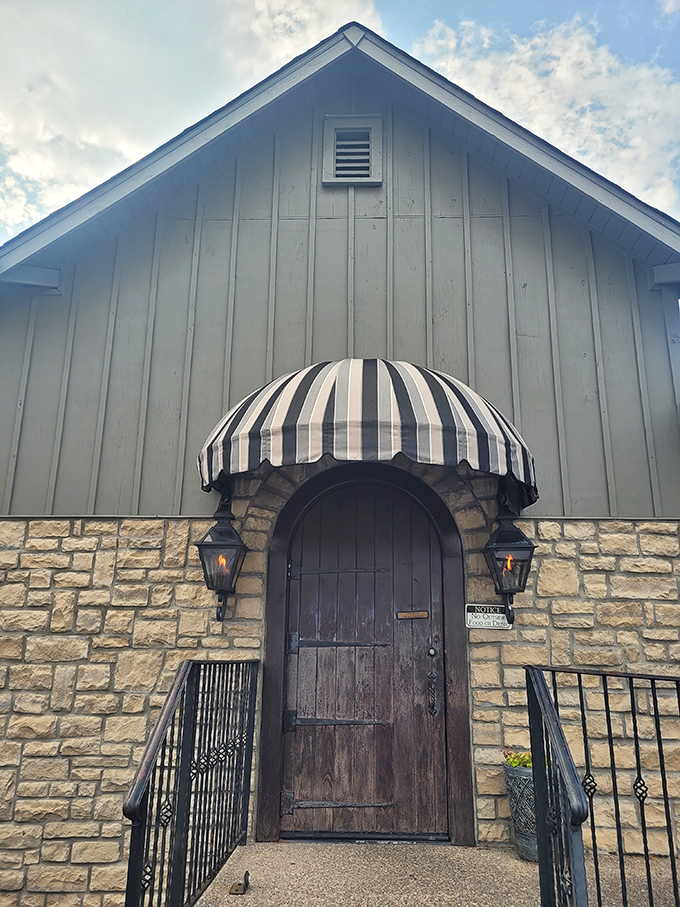 This humble entrance conceals one of Nashville's best-kept secrets &ndash; a steakhouse where time stopped but flavor kept evolving.
