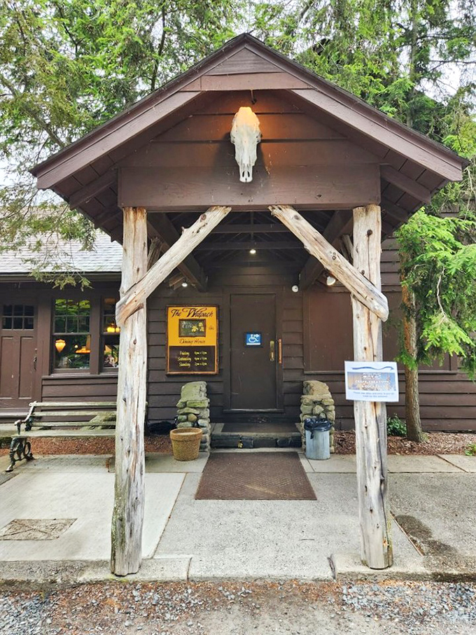 That animal skull above the entrance isn't a warning&mdash;it's a testimonial from a previous diner who died of happiness.