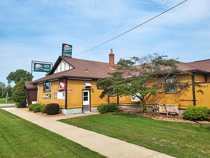 Wendt's yellow building: Where generations of Wisconsin families have discovered that the best fish doesn't need fancy surroundings&mdash;just fresh water nearby!