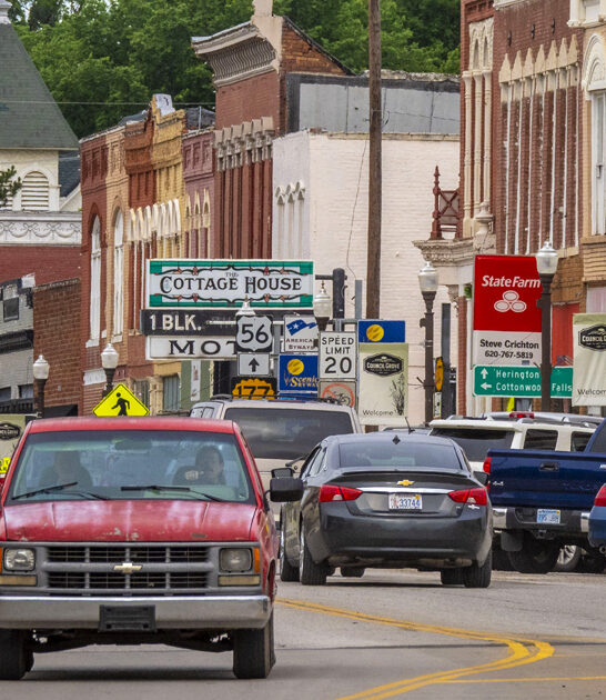 in the town of council grove, kansas, tri county telephone assoc