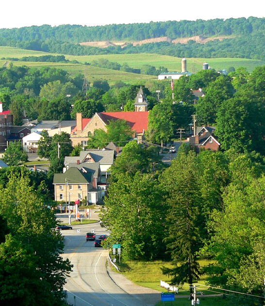 charming town pennsylvania springtime ftr
