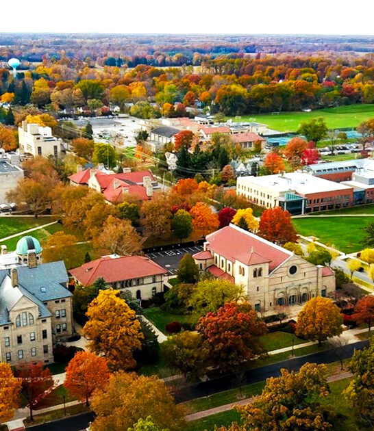 dreamy town ohio postcard ftr