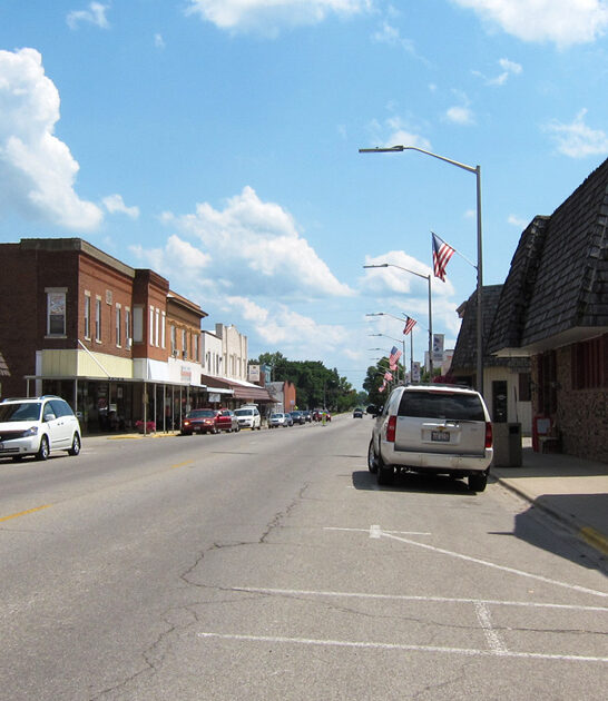 dreamy towns illinois postcard ftr