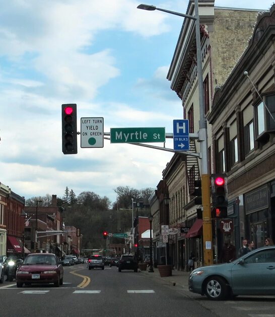 historic postcard minnesota town ftr