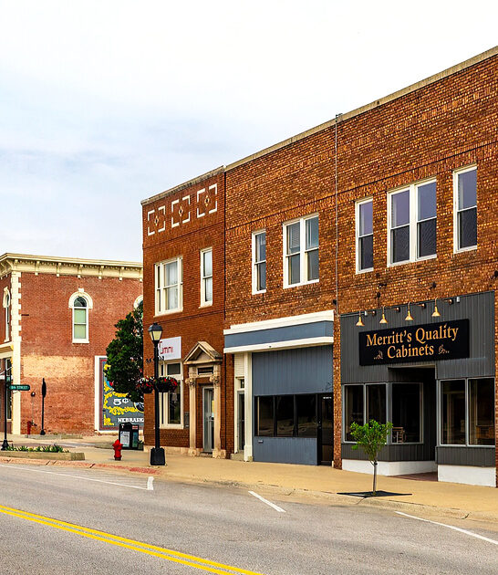 historic postcard nebraska town ftr
