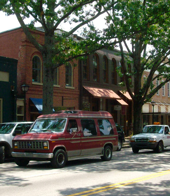 postcard small town georgia ftr