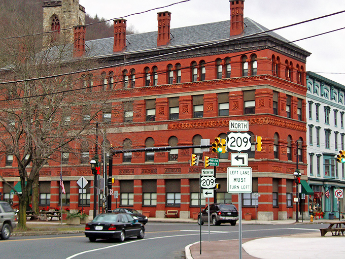 Broadway in Jim Thorpe looks like a movie set where Americana comes to life. Those tree-lined streets practically beg you to saunter down them with an ice cream cone.