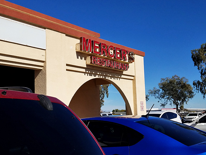 Unassuming on the outside, extraordinary on the inside &ndash; Mercer's Restaurant sits quietly in a Peoria strip mall, hiding its culinary treasures like a delicious secret.