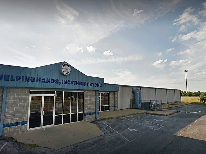 The unassuming blue exterior of Helping Hands might fool you, but like any great treasure map, the X marks a spot worth exploring.