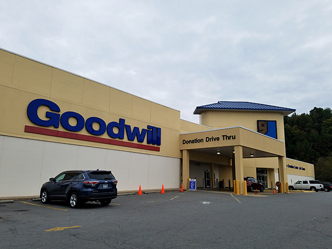 The beige exterior might not scream "retail paradise," but this unassuming building houses treasure-hunting adventures that would make Indiana Jones jealous.
