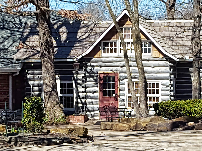 The unassuming red exterior of Fred's Hickory Inn proves once again that the best culinary treasures often hide in plain sight.