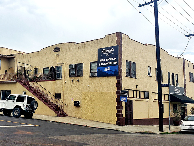 The unassuming storefront of Eastside Market Italian Deli, where culinary magic has been happening since long before Instagram food trends were a thing.
