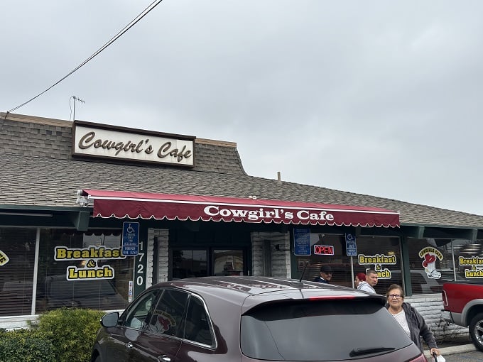 Welcome to flavor town! Cowgirls Cafe's unassuming exterior hides a treasure trove of comfort food that'll make your taste buds do the two-step.