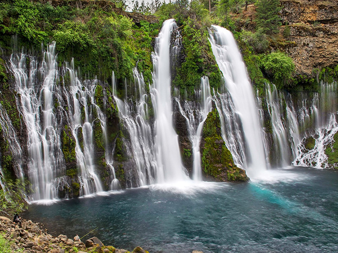 Mother Nature showing off her finest work&mdash;129 feet of cascading brilliance that makes Niagara look like a leaky faucet.