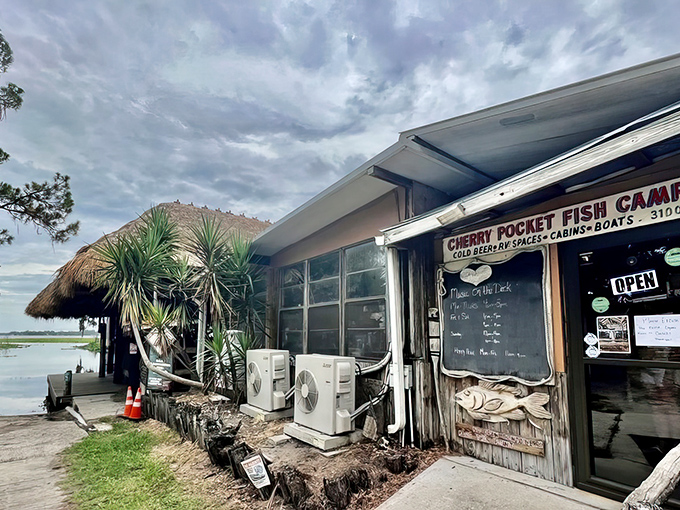 The unassuming exterior of Cherry Pocket might fool you, but locals know this weathered wooden building houses culinary treasures worth the journey.