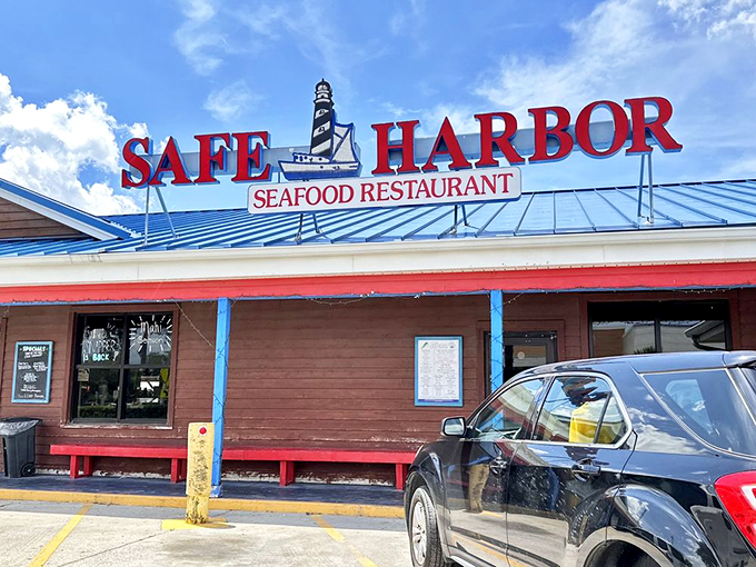 The weathered wooden exterior says everything you need to know&mdash;this place spends its money on the seafood, not fancy architecture. That's my kind of priority. 