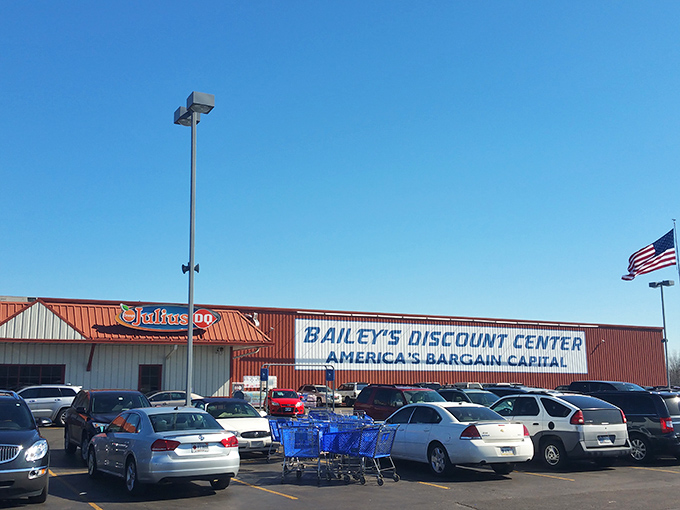 The retail equivalent of finding El Dorado &ndash; Bailey's Discount Center stands proudly in North Judson, boldly declaring itself "America's Bargain Capital."