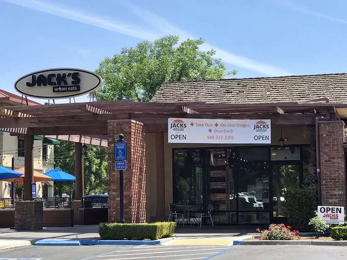 The unassuming sign that marks the entrance to potato paradise. Like finding a treasure map that actually leads to treasure.