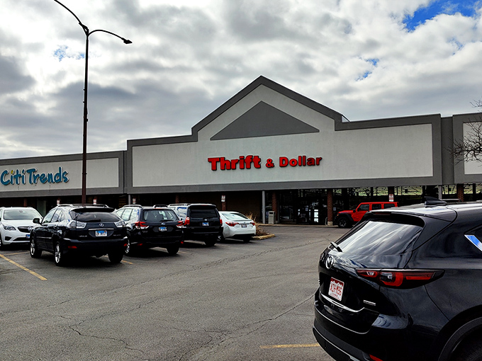 The unassuming storefront of Thrift & Dollar Inc beckons with the siren call that has launched a thousand bargain-hunting expeditions across Aurora.
