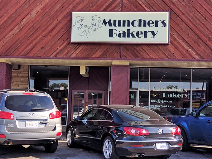 The unassuming exterior of Munchers Bakery hides a wonderland of doughy delights within. Sometimes the best treasures come in modest packages.