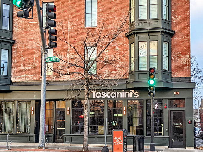 Like finding a treasure at the end of a bike-filled rainbow, Toscanini's yellow storefront beckons Cambridge dessert pilgrims to First Street's sweetest destination.