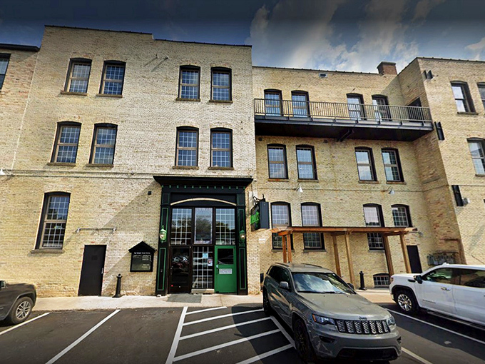 The historic brick fa&ccedil;ade of North Peak Brewing Company stands proud on Front Street, a Traverse City landmark that's been reinvented as a temple to craft beverages and comfort food.