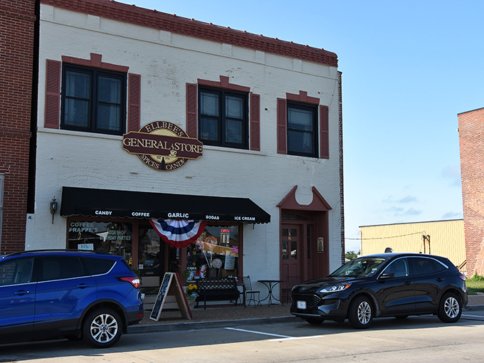 Ellbee's facade combines small-town charm with big-city culinary ambition, promising treasures beyond its unassuming black awning and historic brick exterior. 