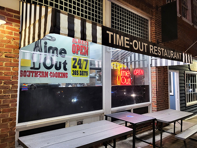 The neon promise of "Always Open" isn't just a sign&mdash;it's a lifestyle commitment from this Chapel Hill institution.