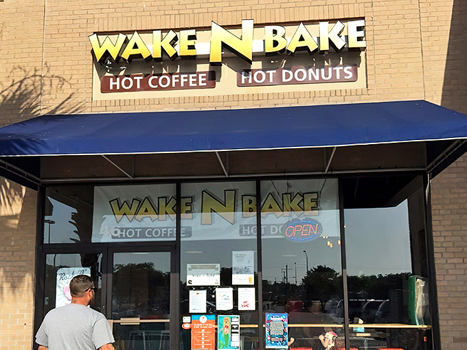 The unassuming brick exterior of Wake N Bake belies the sugar-laden treasures within&mdash;like finding a treasure chest disguised as an ordinary mailbox.