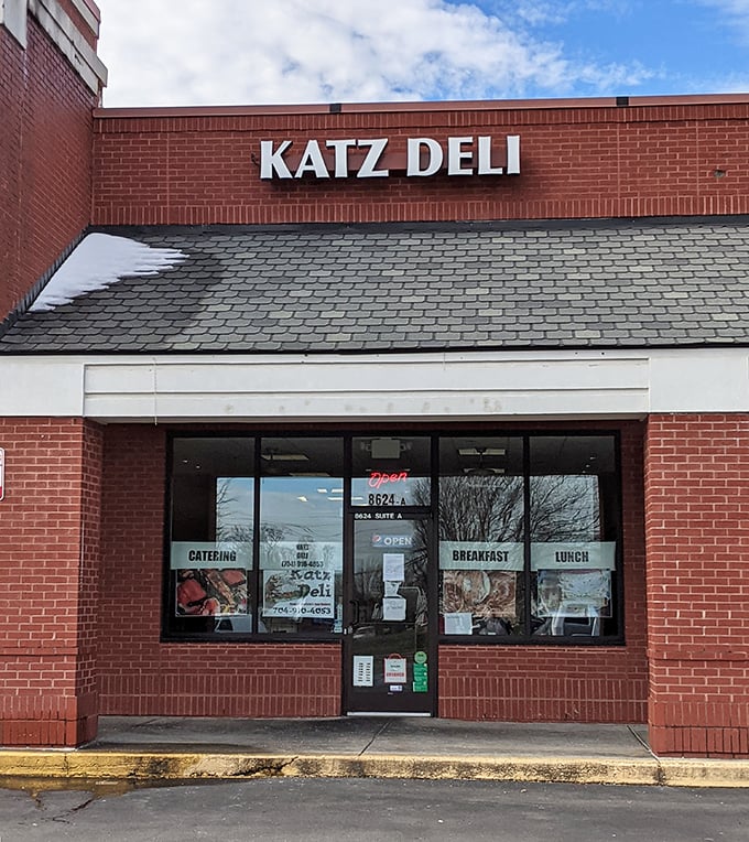 Katz Deli may be tucked into a suburban strip mall, but this unassuming exterior houses authentic Jewish deli treasures waiting to be discovered.