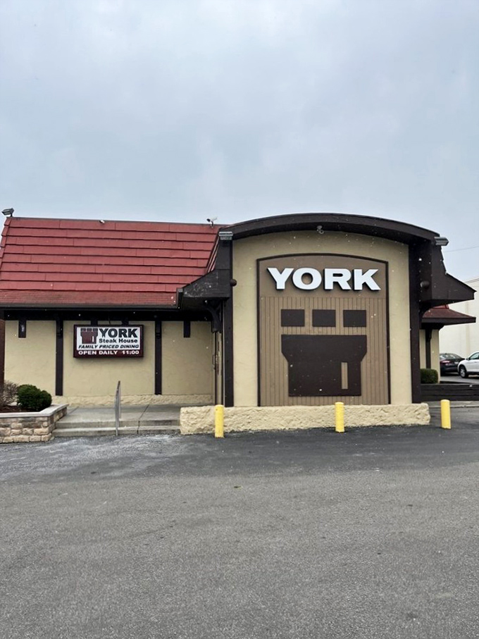 The time machine isn't hidden in Area 51&mdash;it's right here on West Broad Street, disguised as York Steak House's charmingly retro exterior.