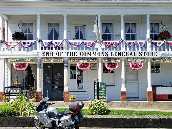 The white clapboard fa&ccedil;ade with patriotic bunting isn't just Instagram-worthy&mdash;it's a portal to simpler times when general stores were America's original one-stop shops.