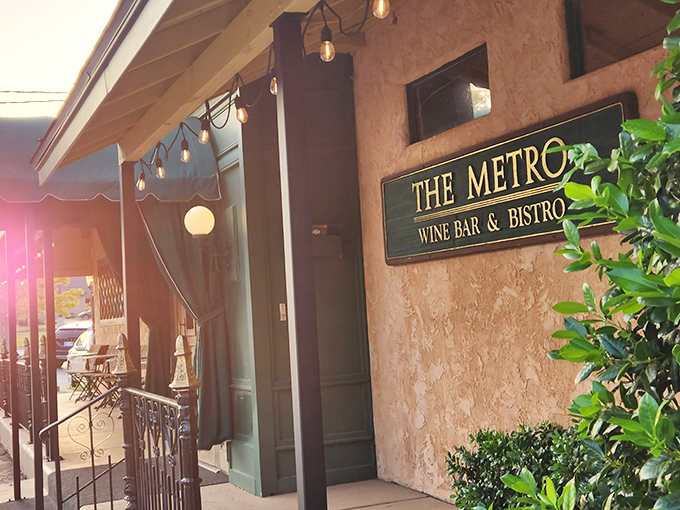The stucco fa&ccedil;ade and elegant green signage of The Metro Wine Bar & Bistro promises a European escape in the heart of Oklahoma City.