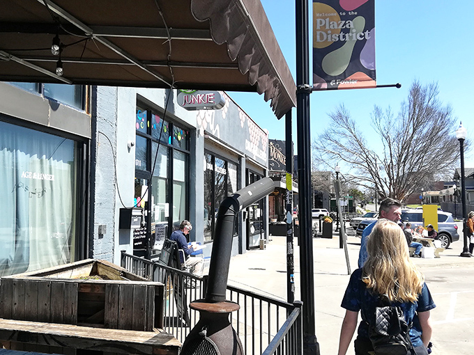 The unassuming storefront in OKC's Plaza District hides a treasure trove of pastry perfection. Pie pilgrims know exactly where to find their fix.