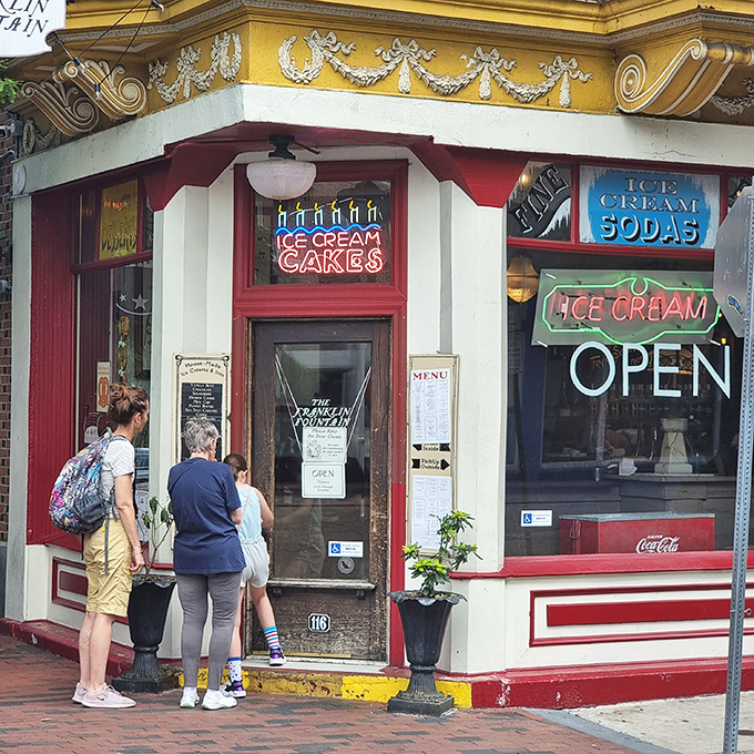 The corner shop with its vintage yellow and brick exterior isn't just serving ice cream&mdash;it's preserving a delicious piece of American history in Philadelphia's Old City. 