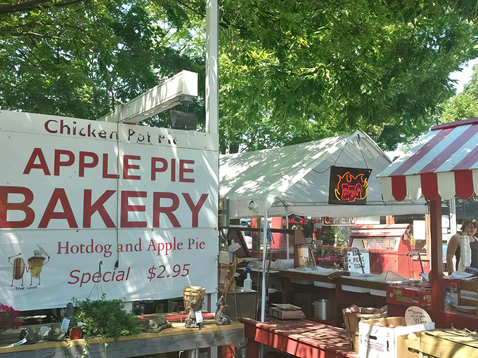 The red exterior of Village Farmer and Bakery stands like a beacon of comfort food hope along the scenic Delaware Water Gap roadside. 