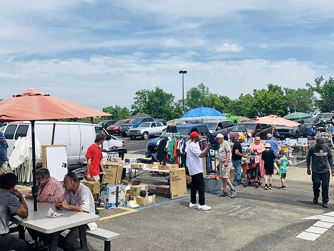 The distinctive red and white facade of Rossi's beckons bargain hunters like a retail mothership that's landed in North Versailles Township.