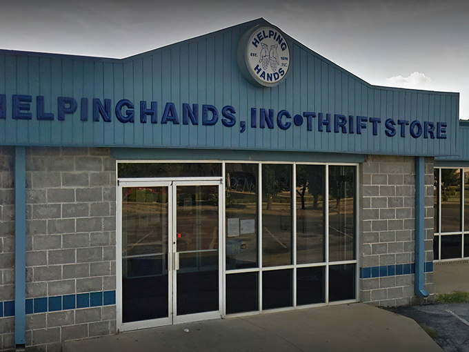 The unassuming blue exterior of Helping Hands might fool you, but like any great treasure map, the X marks a spot worth exploring.