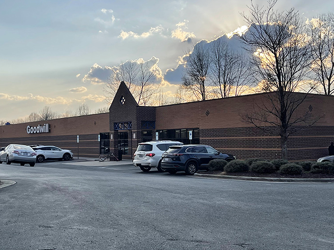 The unassuming brick exterior hides a treasure trove within &ndash; like finding a speakeasy, but instead of cocktails, you'll discover bargains. 