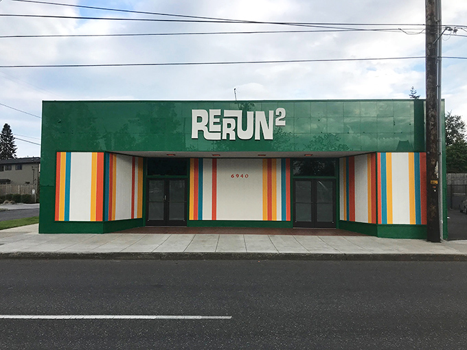 The turquoise facade with rainbow stripes isn't just a storefront&mdash;it's a declaration that what awaits inside isn't your average shopping experience.