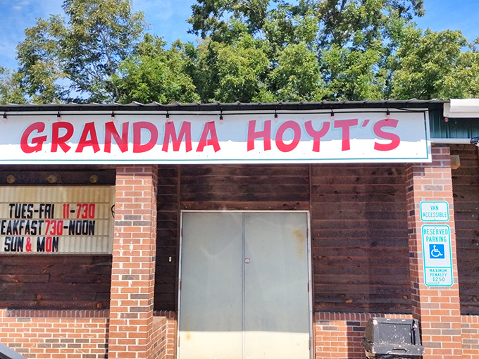 The unassuming brick façade of Grandma Hoyt's promises no frills, just fulfillment. Like finding a $20 bill in an old jacket pocket, this place delivers unexpected joy.