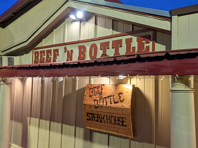Don't let the humble facade fool you. Like a culinary speakeasy, Beef 'N Bottle's unassuming exterior guards Charlotte's best-kept steakhouse secret.